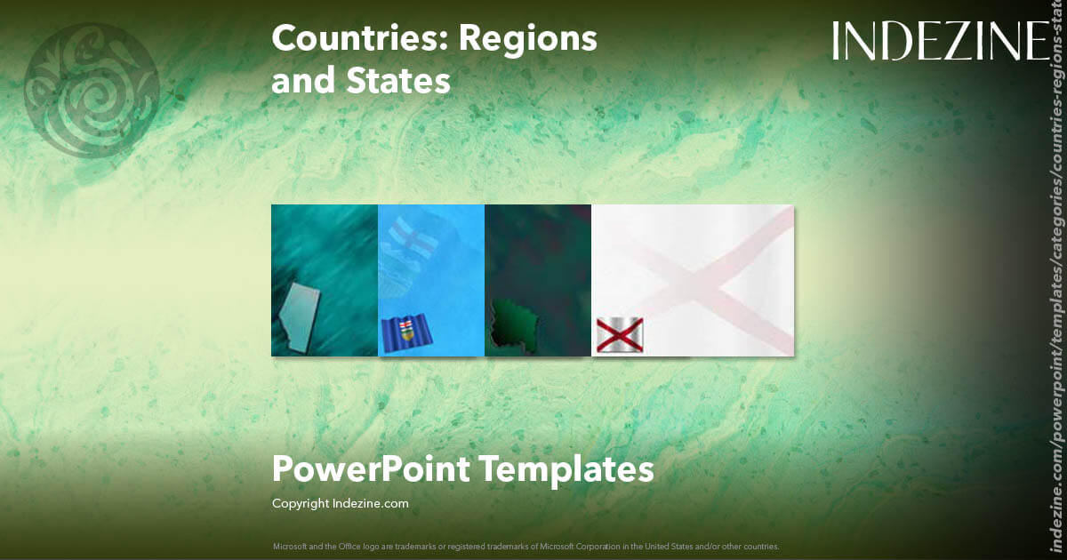 Countries: Regions and States PowerPoint Templates