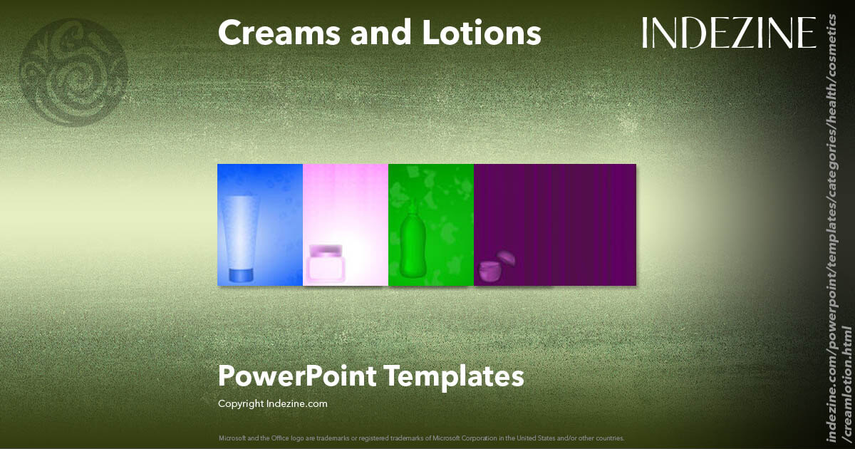 Creams and Lotions PowerPoint Templates