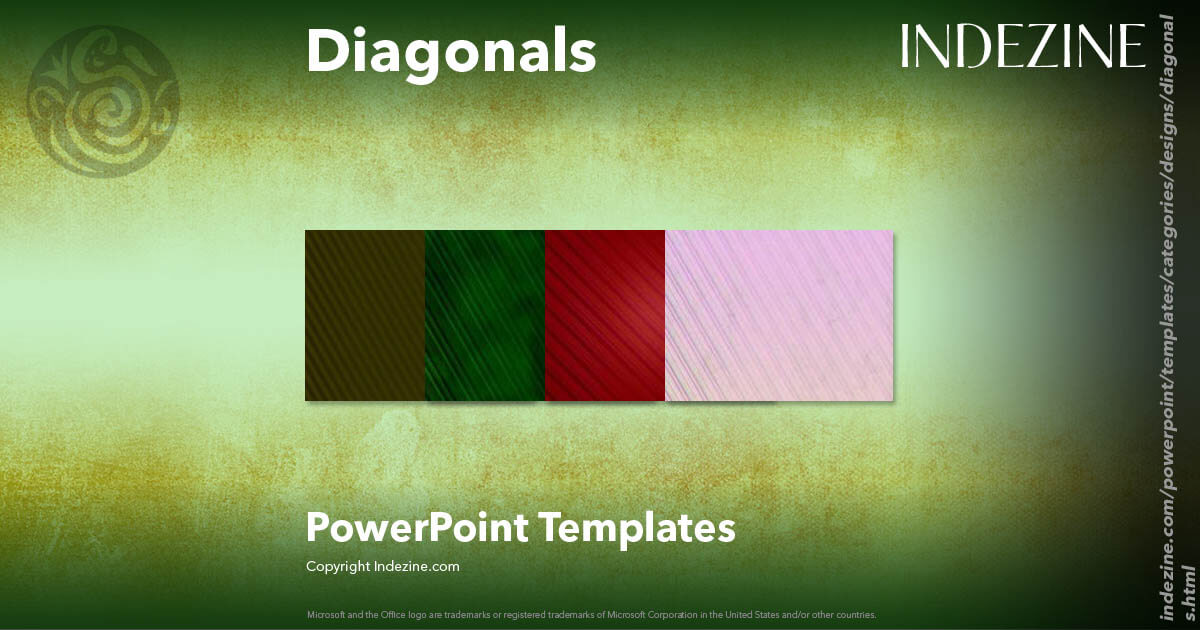 Diagonals PowerPoint Templates