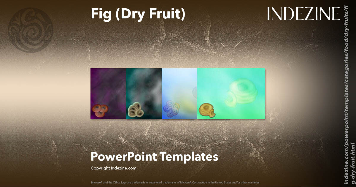 Fig (Dry Fruit) PowerPoint Templates