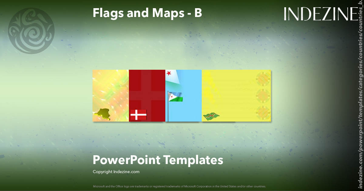 Flags and Maps - B PowerPoint Templates