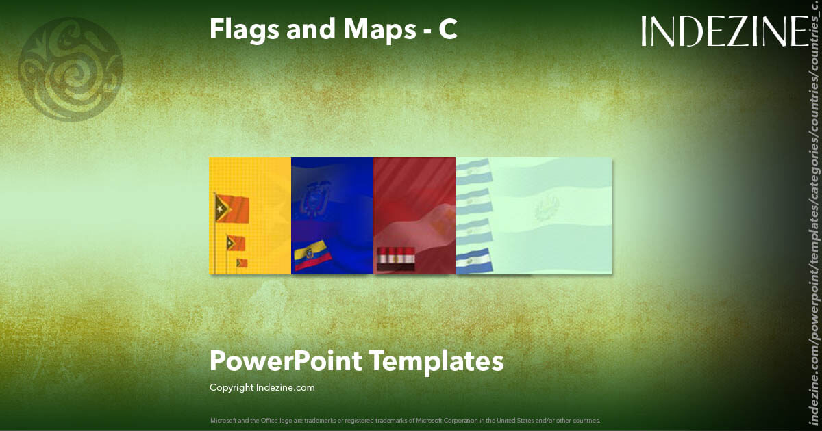 Flags and Maps - C PowerPoint Templates