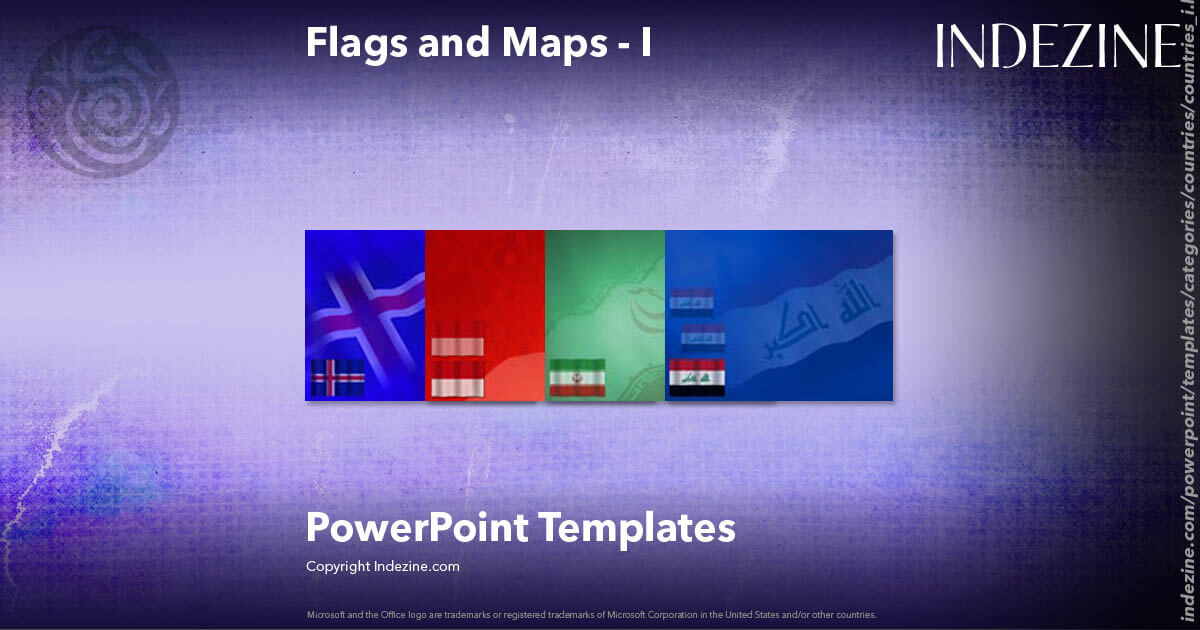 Flags and Maps - I PowerPoint Templates