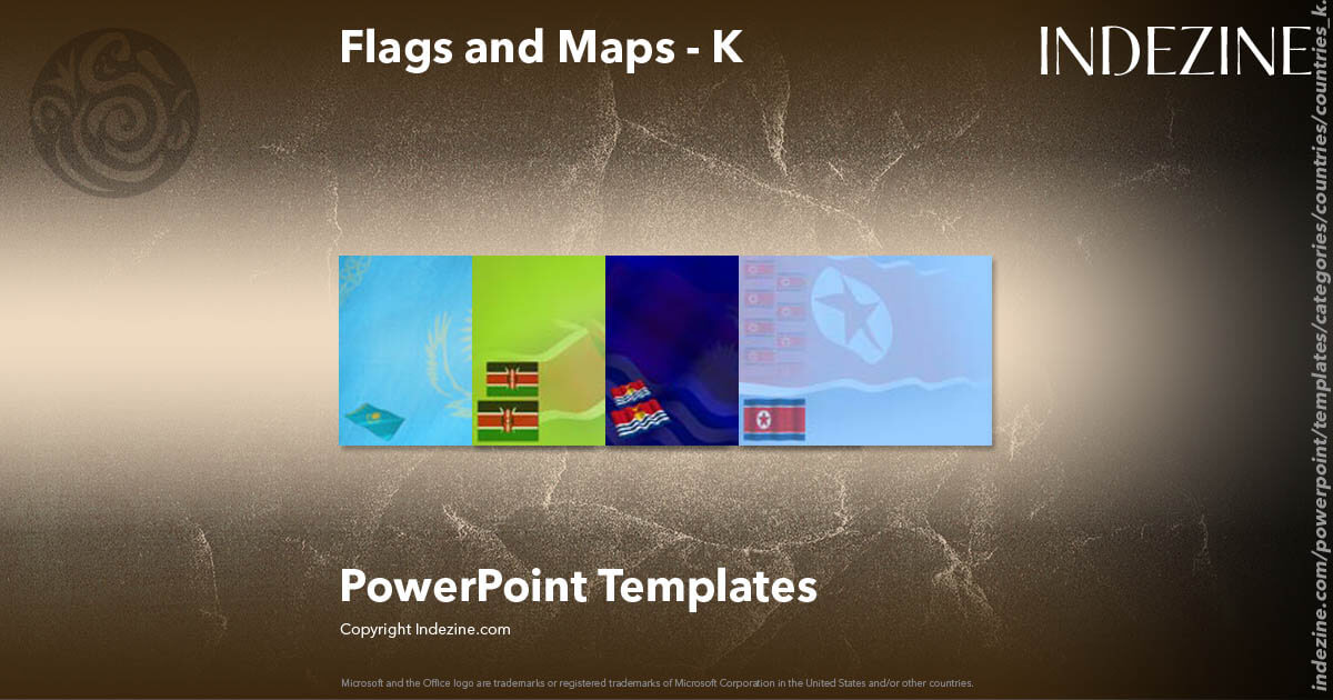 Flags and Maps - K PowerPoint Templates