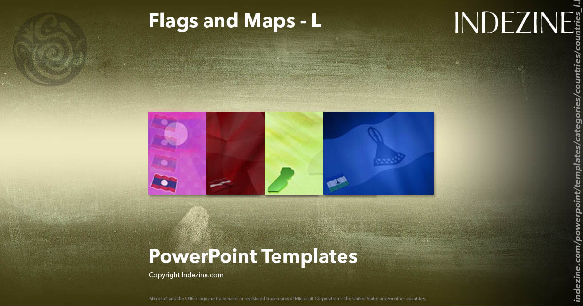 Flags and Maps - L PowerPoint Templates