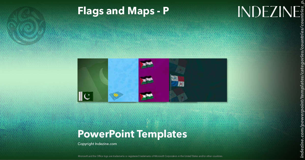 Flags and Maps - P PowerPoint Templates