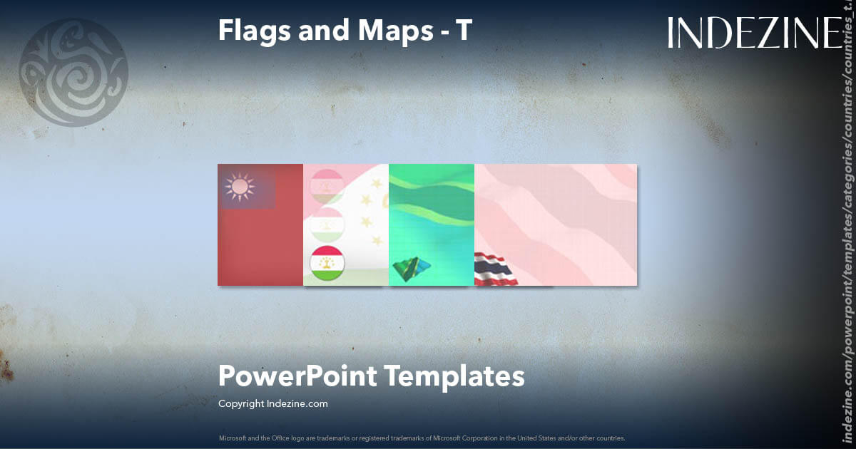 Flags and Maps - T PowerPoint Templates