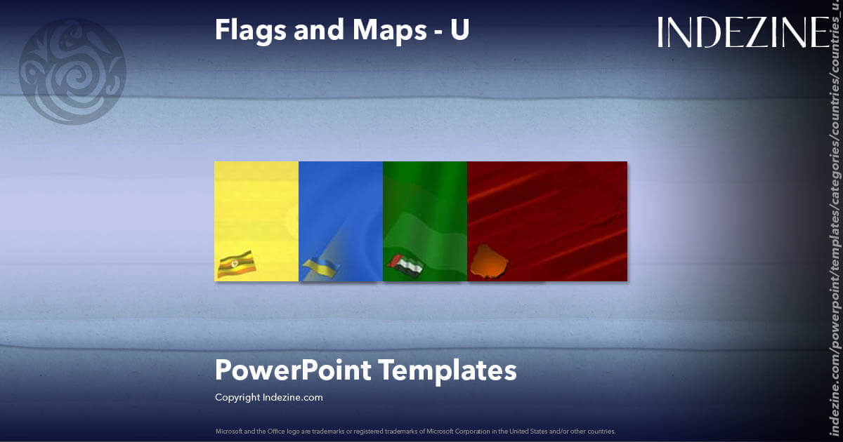Flags and Maps - U PowerPoint Templates