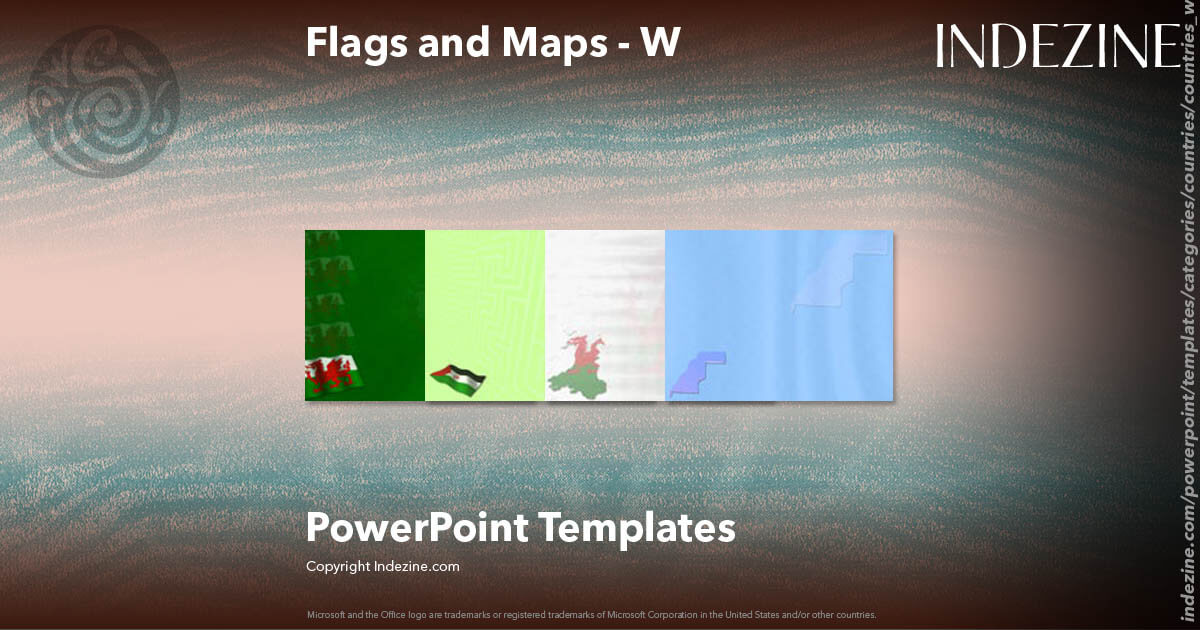 Flags and Maps - W PowerPoint Templates