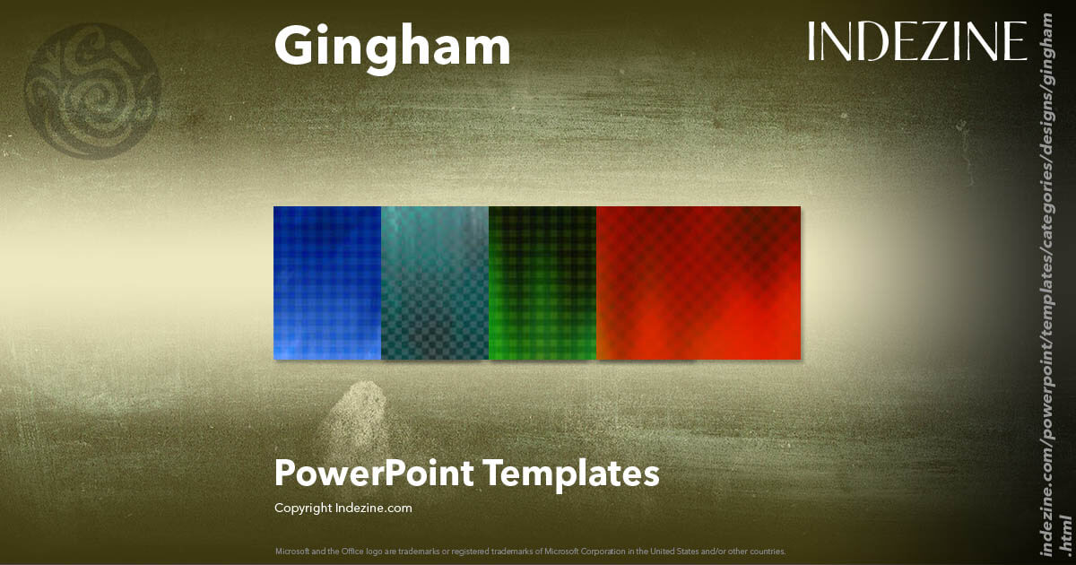 Gingham PowerPoint Templates