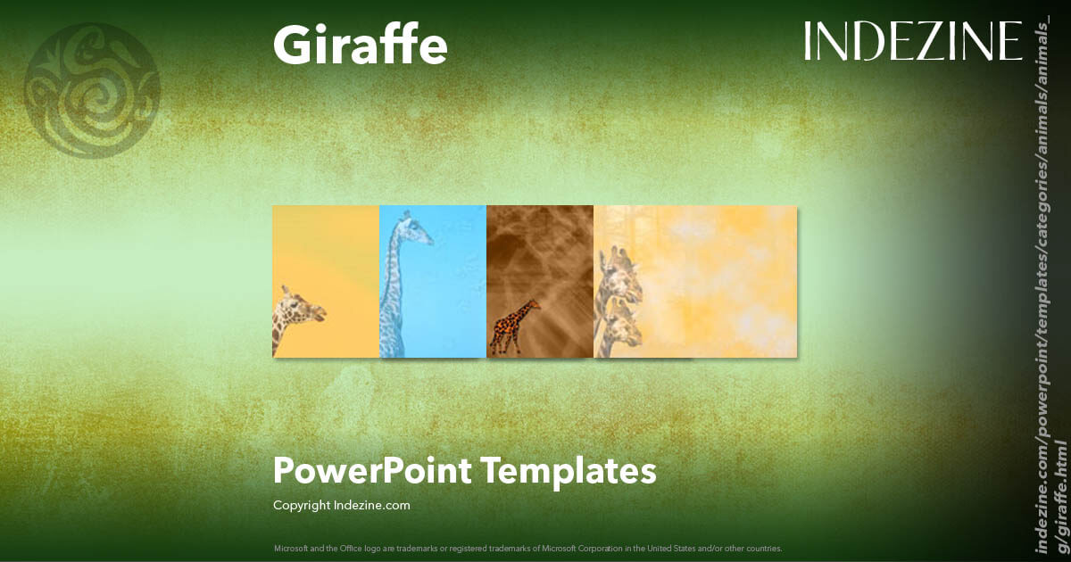 Giraffe PowerPoint Templates