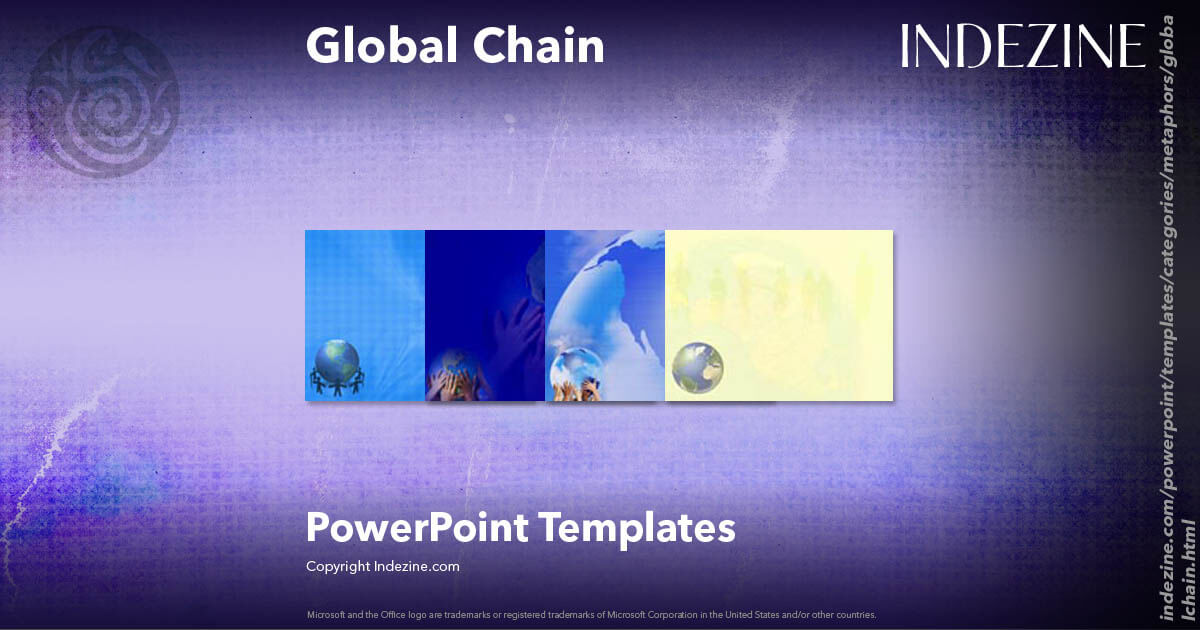 Global Chain PowerPoint Templates