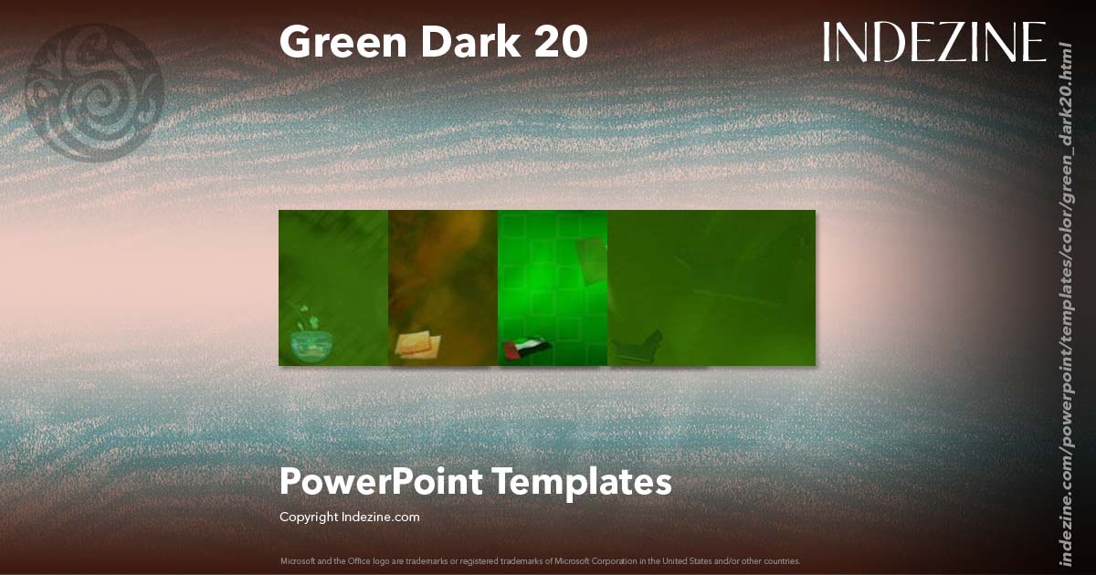 Green Dark 20 PowerPoint Templates