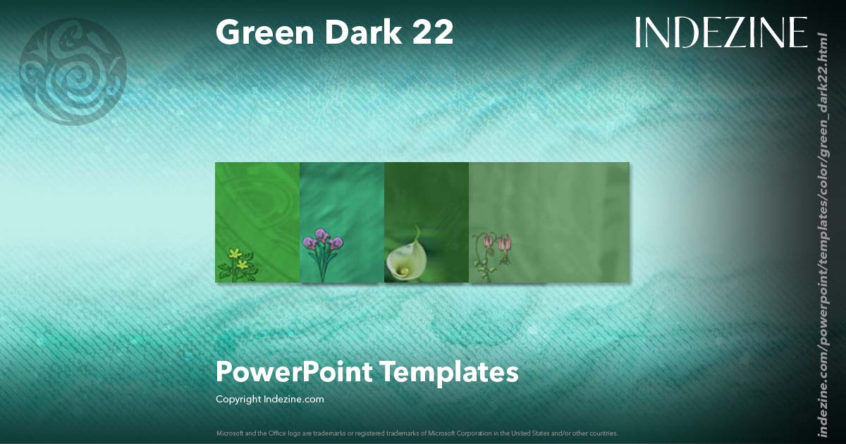 Green Dark 22 PowerPoint Templates