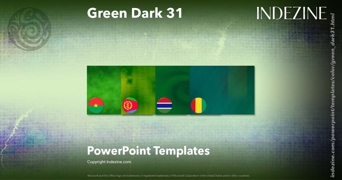 Green Dark 31 PowerPoint Templates