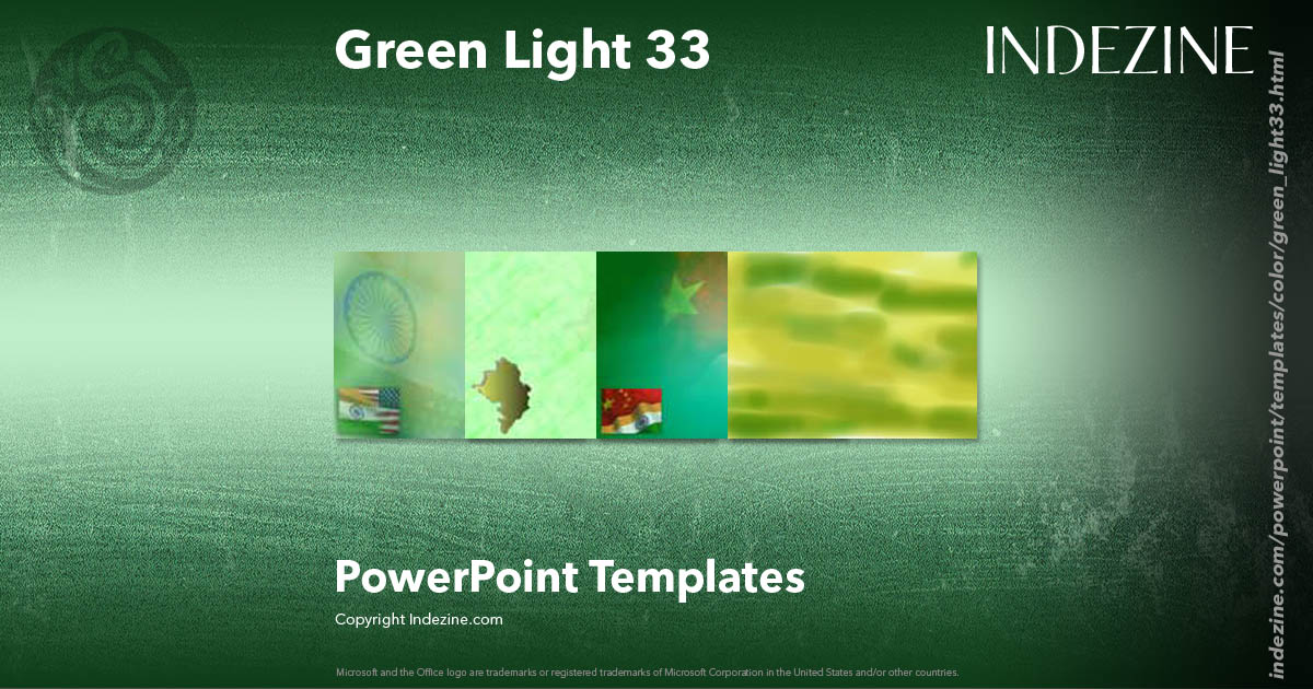 Green Light 33 PowerPoint Templates