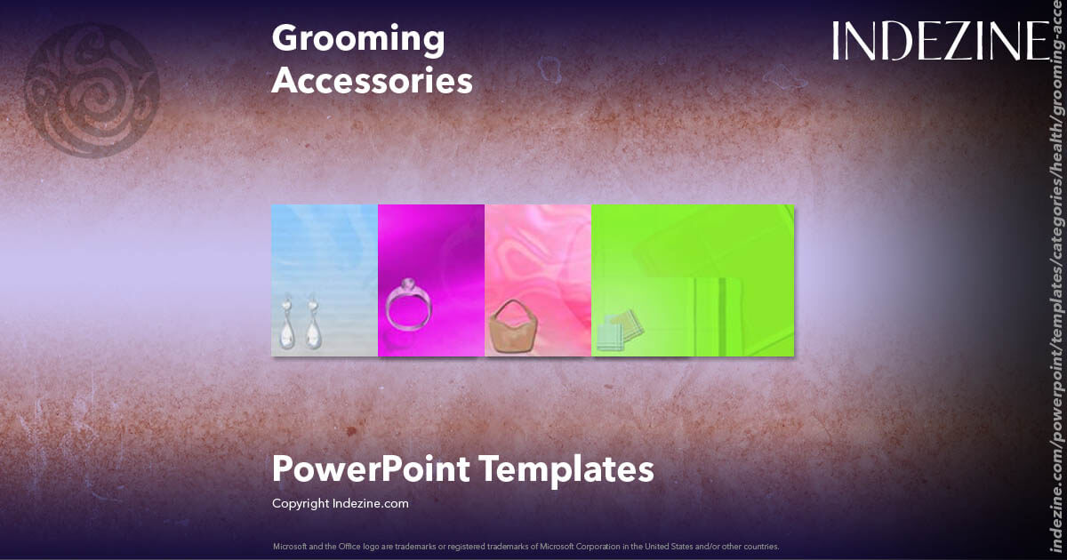 Grooming Accessories PowerPoint Templates
