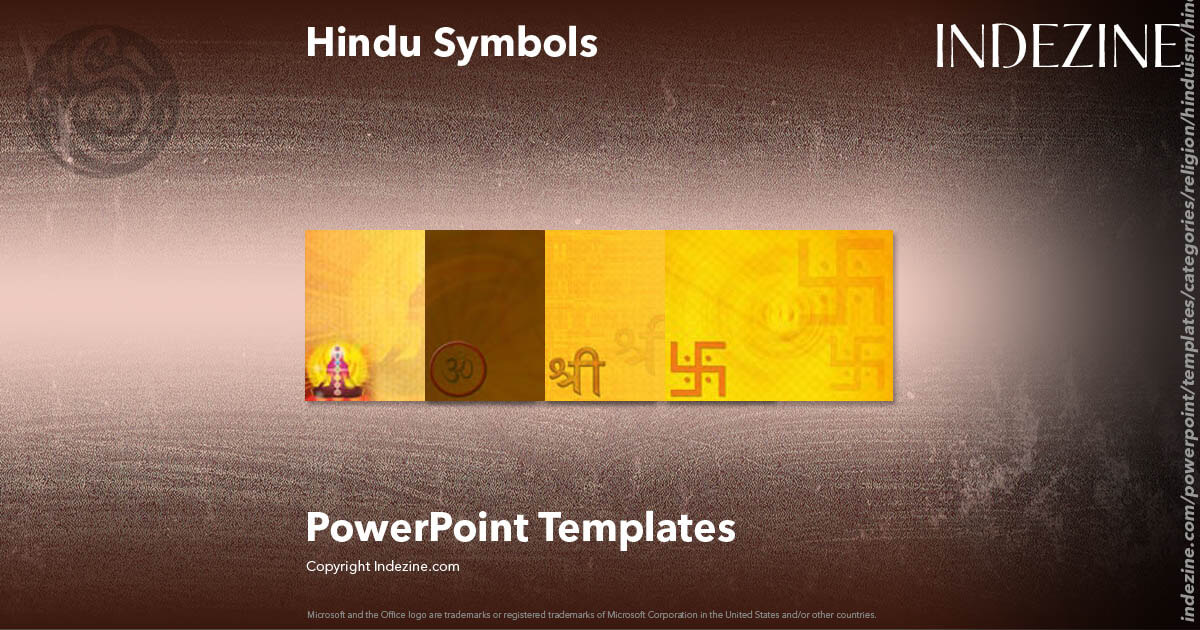 Hindu Symbols PowerPoint Templates