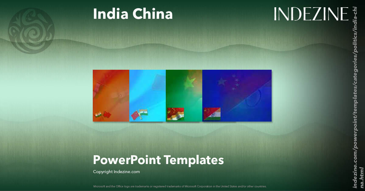 India China PowerPoint Templates