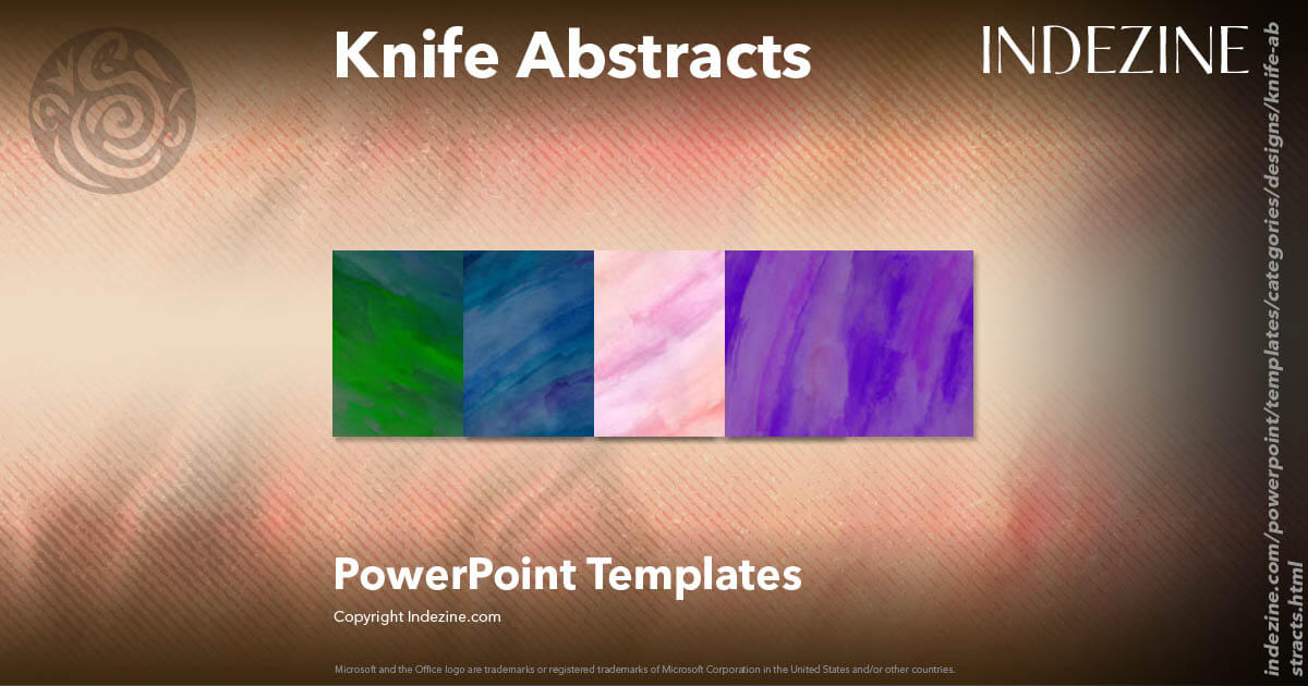 Knife Abstracts PowerPoint Templates