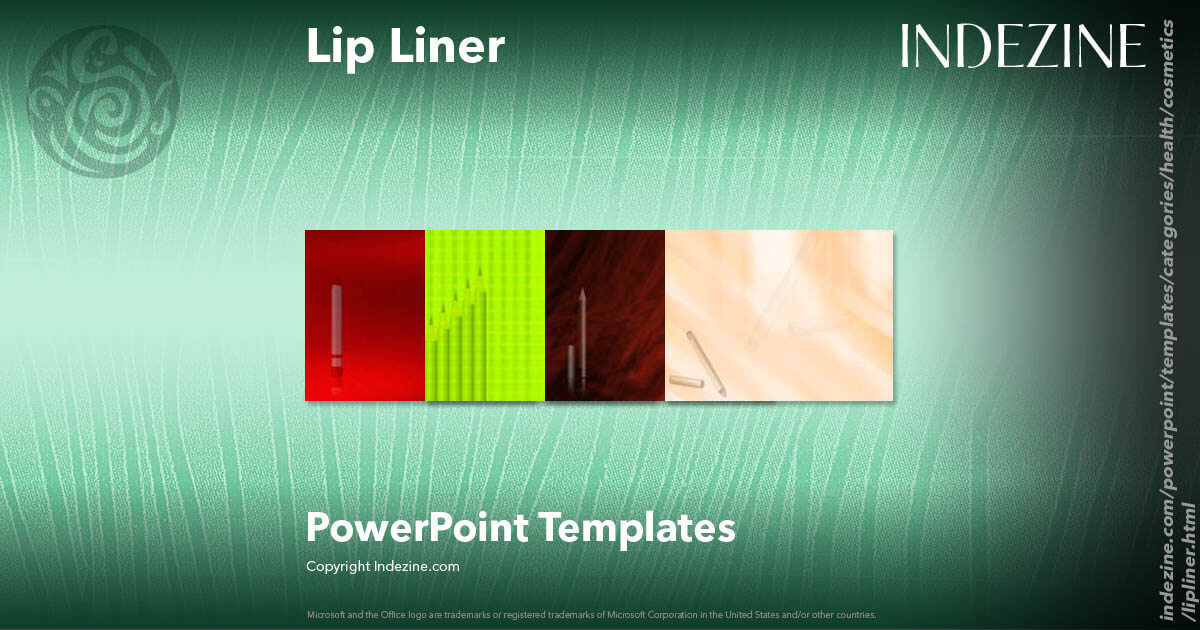 Lip Liner PowerPoint Templates