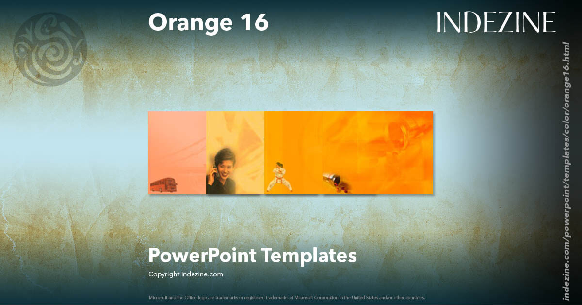 Orange 16 PowerPoint Templates