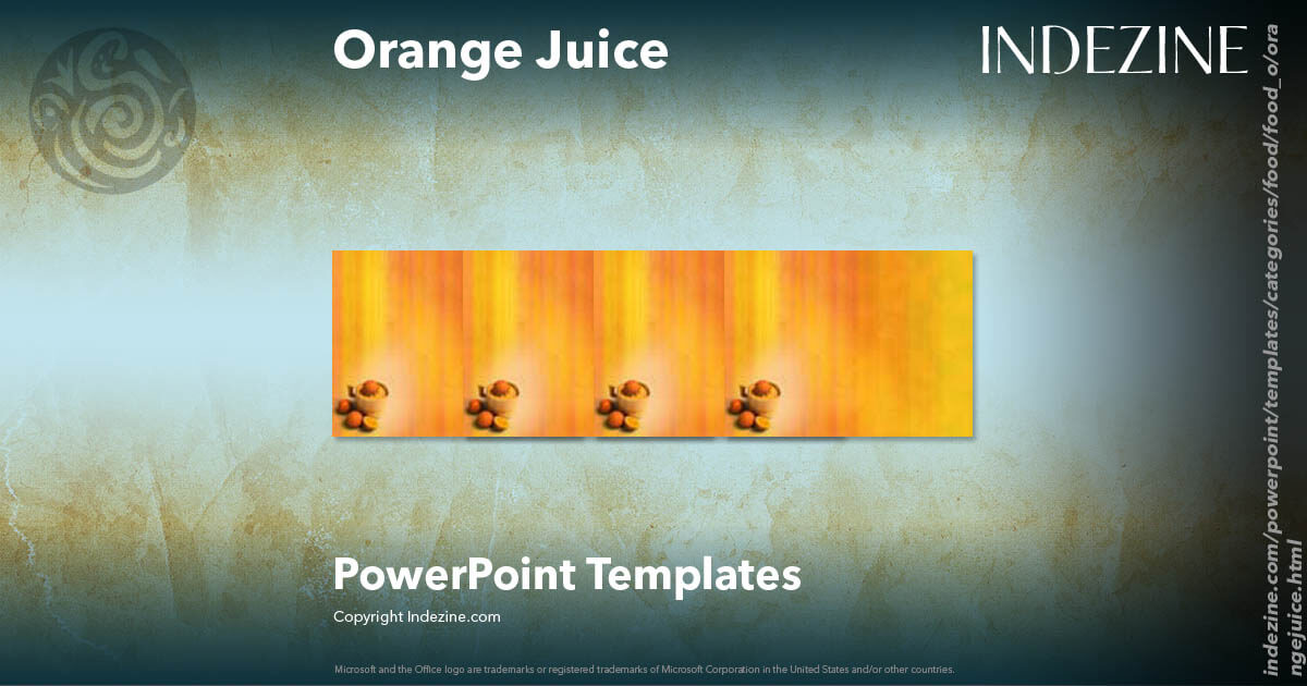 Orange Juice PowerPoint Templates