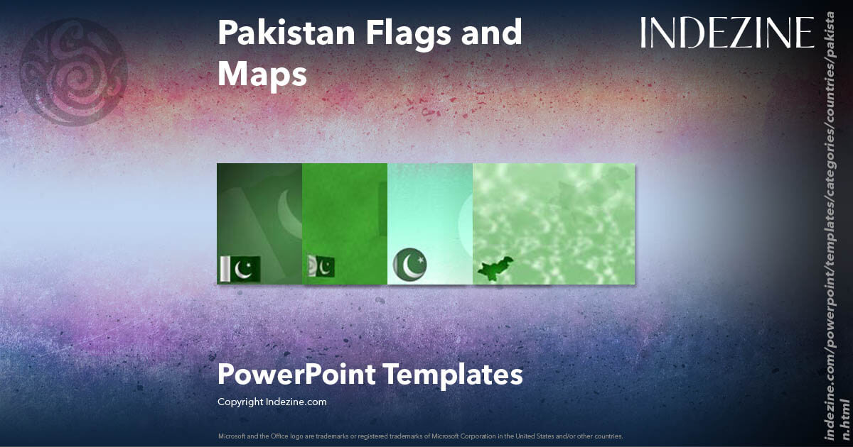 Pakistan Flags and Maps PowerPoint Templates