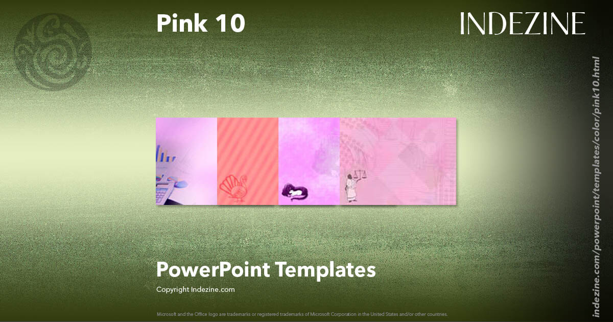 Pink 10 PowerPoint Templates