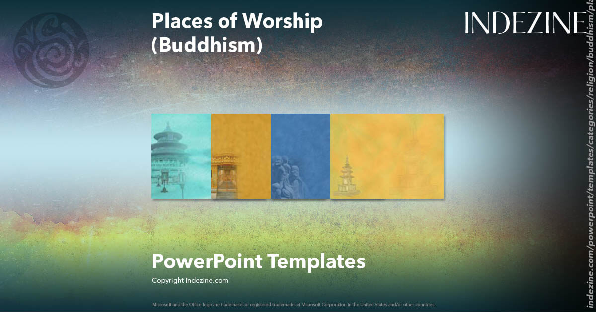 Places of Worship (Buddhism) PowerPoint Templates