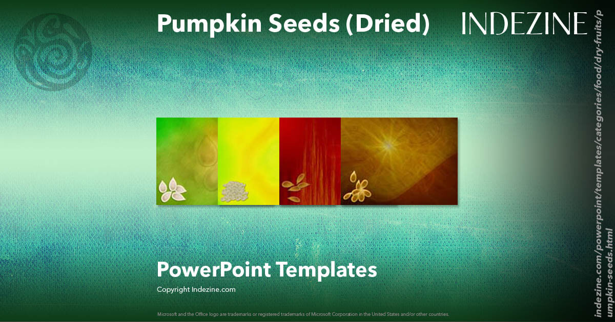 Pumpkin Seeds (Dried) PowerPoint Templates