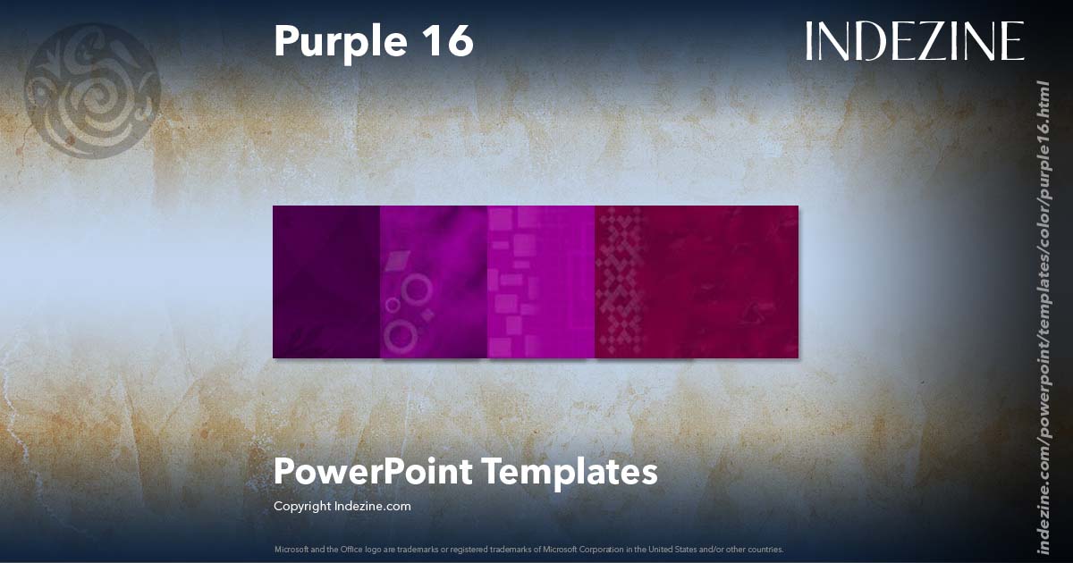 Purple 16 PowerPoint Templates