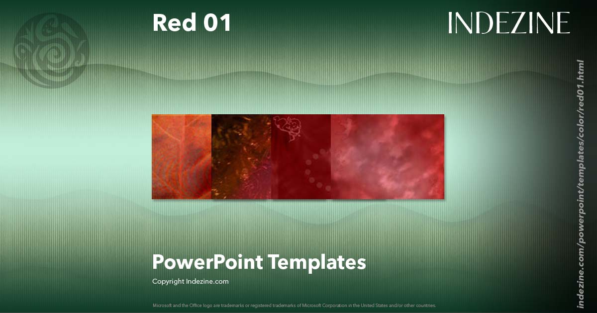 Free PowerPoint Templates Red