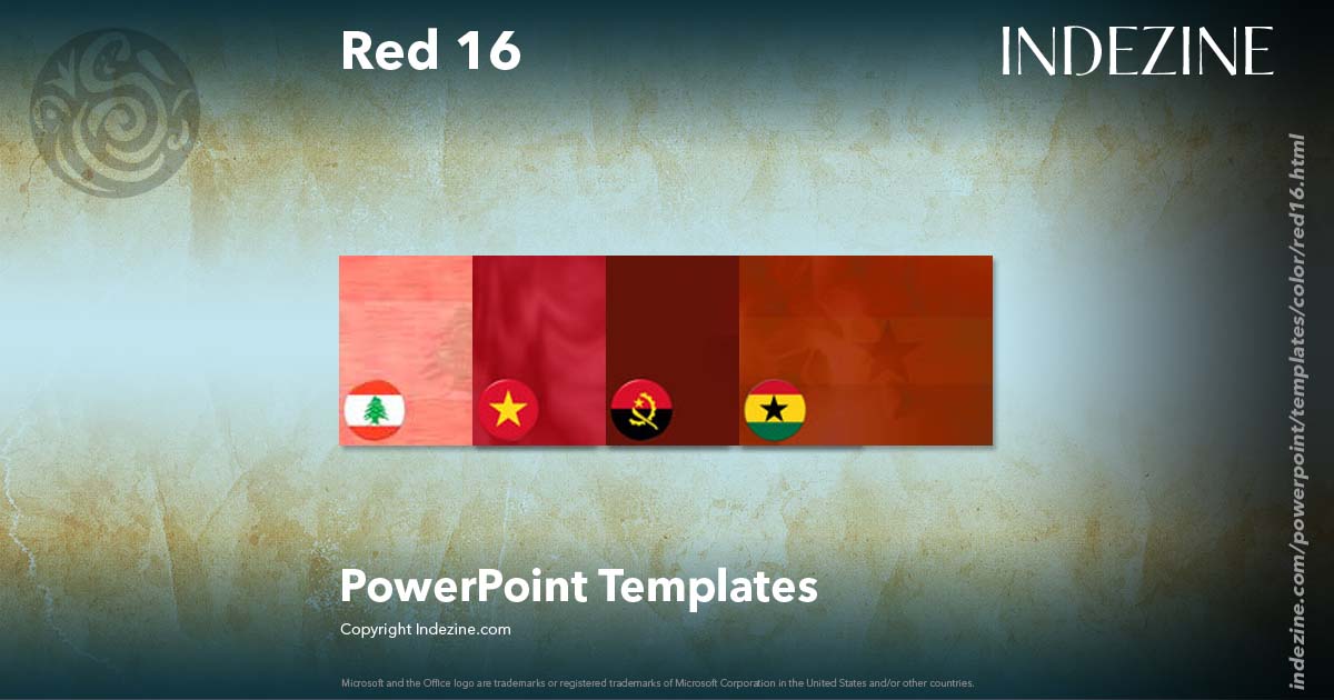 Red 16 PowerPoint Templates