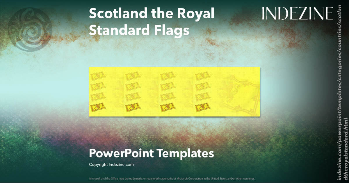 Scotland the Royal Standard Flags PowerPoint Templates
