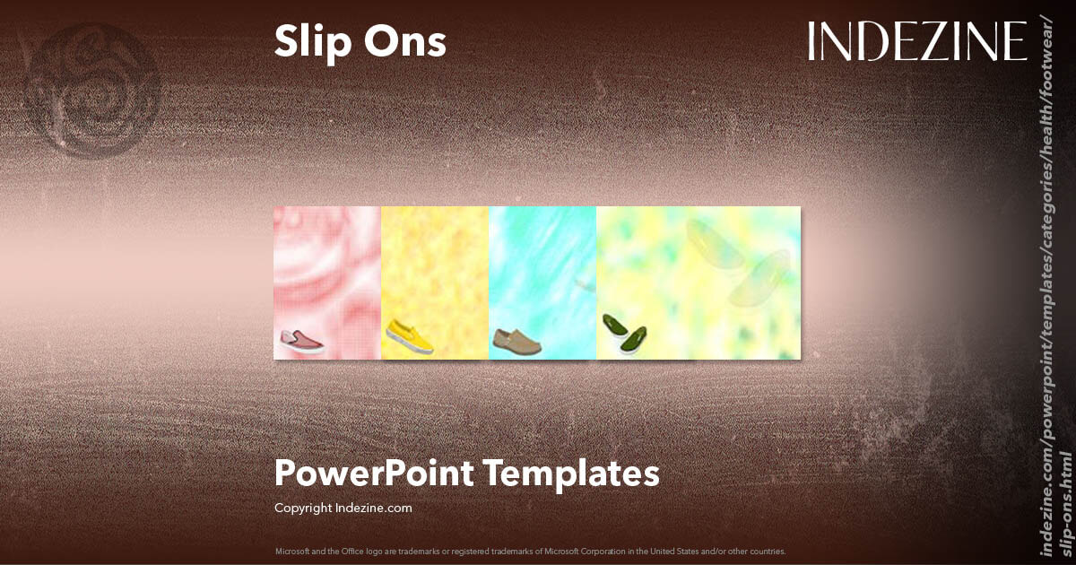 Slip Ons PowerPoint Templates