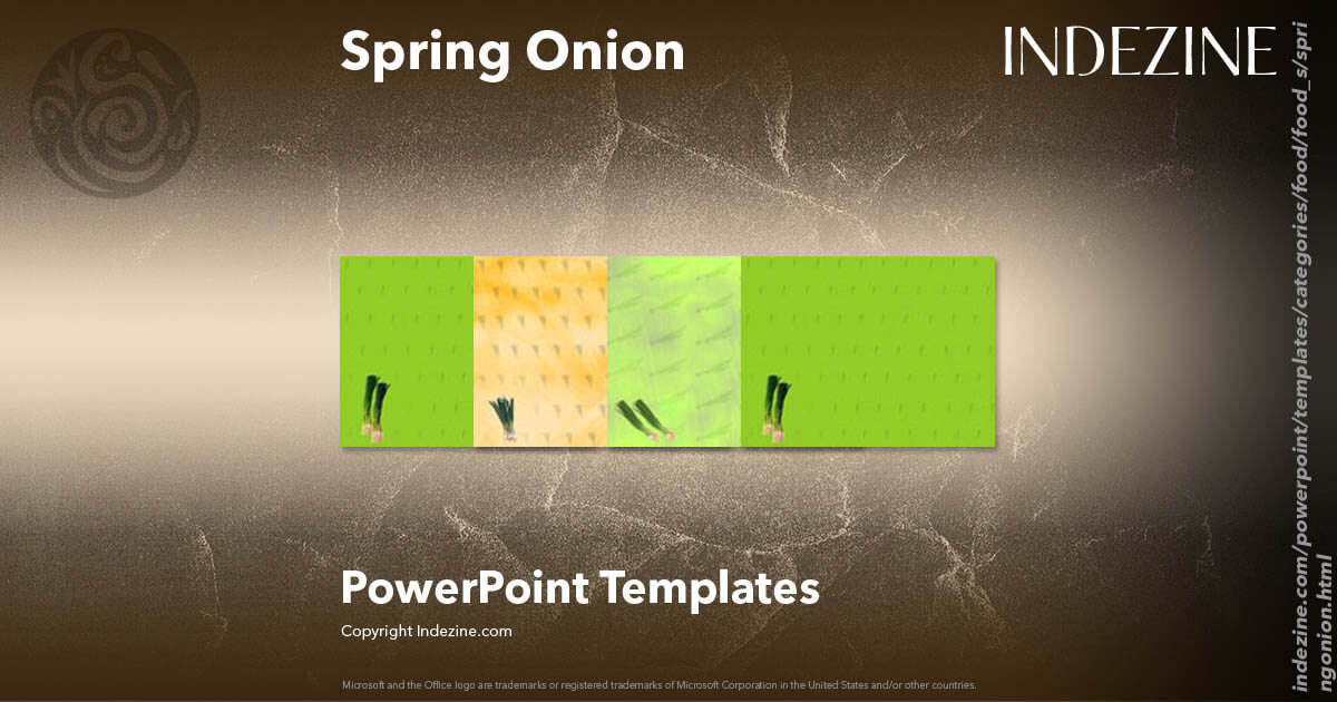 Spring Onion PowerPoint Templates