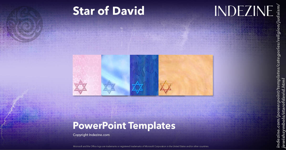 Star of David PowerPoint Templates