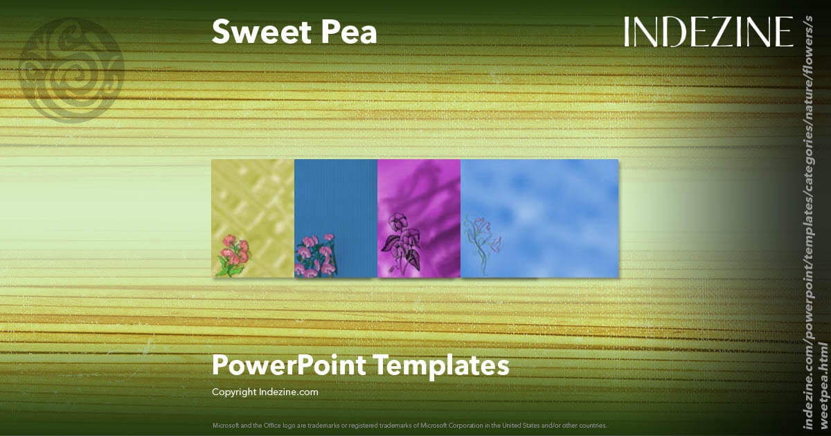 Sweet Pea PowerPoint Templates