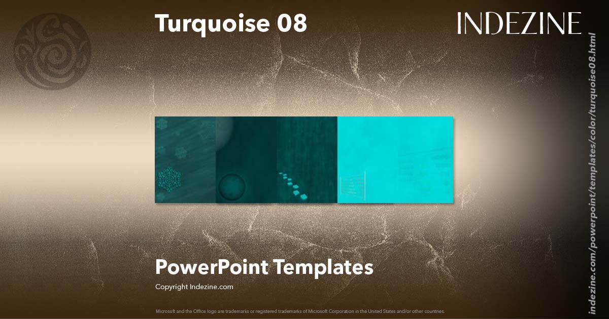 Turquoise 08 PowerPoint Templates