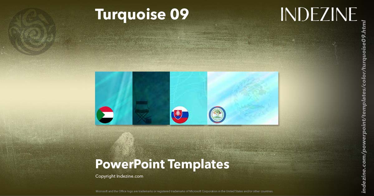 Turquoise 09 PowerPoint Templates