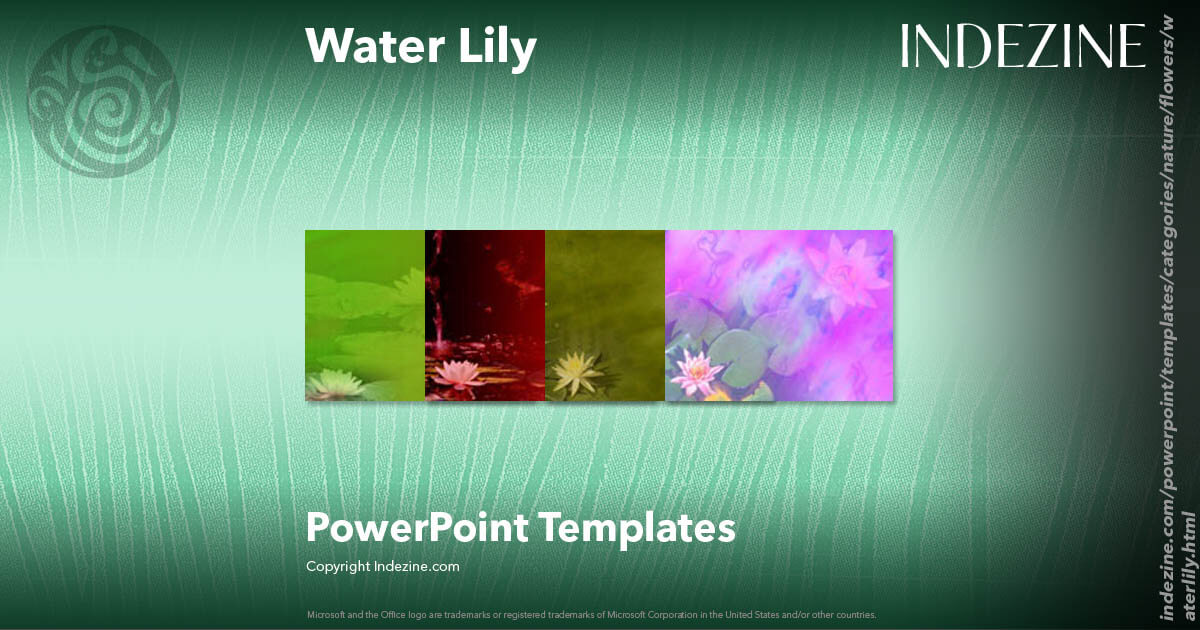 Water Lily PowerPoint Templates