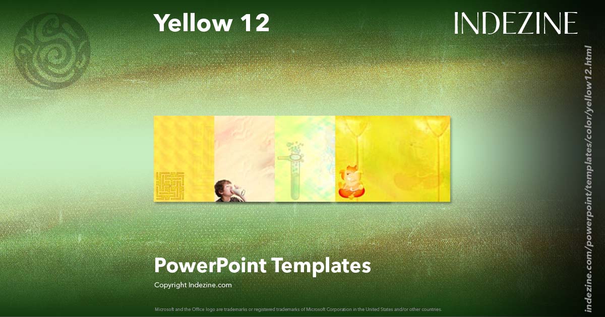 Yellow 12 PowerPoint Templates