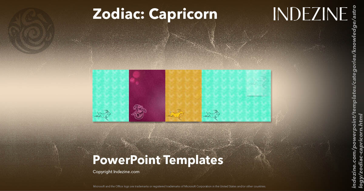 Zodiac: Capricorn PowerPoint Templates