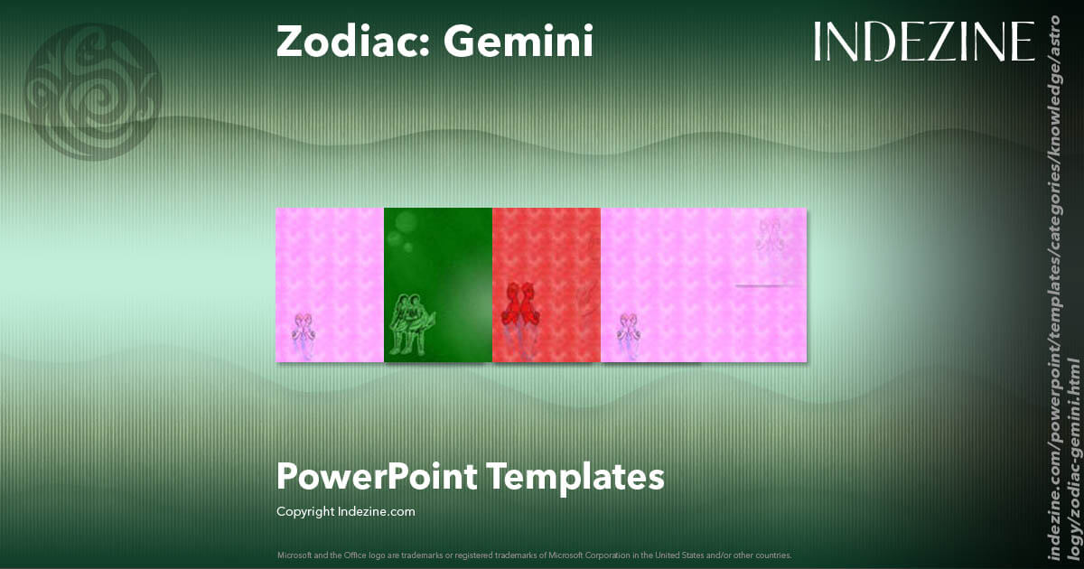 Zodiac: Gemini PowerPoint Templates