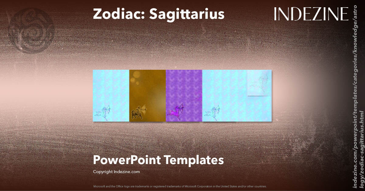 Zodiac: Sagittarius PowerPoint Templates