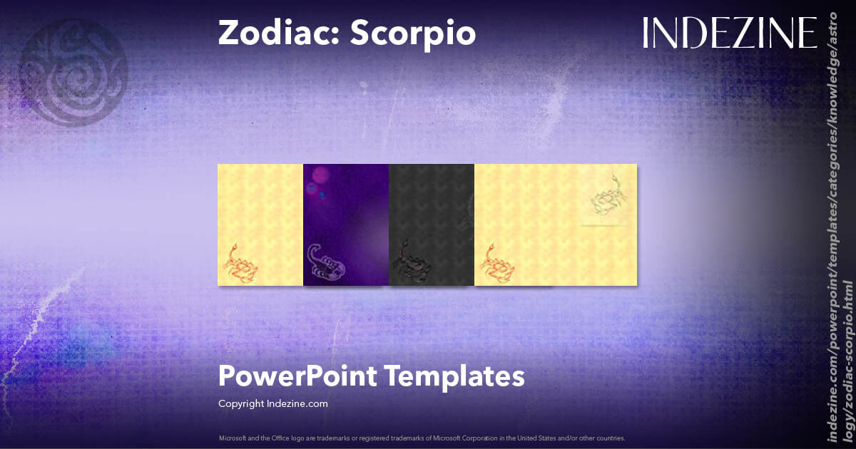 Zodiac: Scorpio PowerPoint Templates