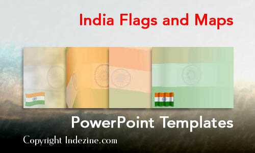 India Flags and Maps PowerPoint Templates