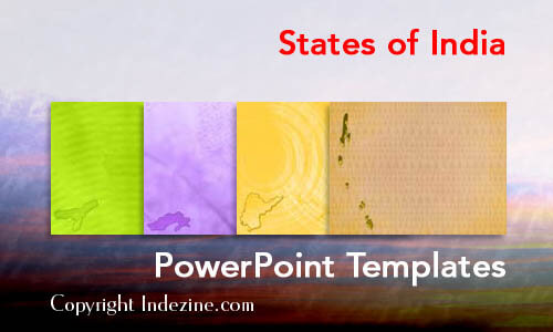 States of India 01 PowerPoint Templates