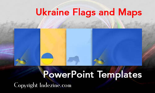 Ukraine Flags and Maps PowerPoint Templates